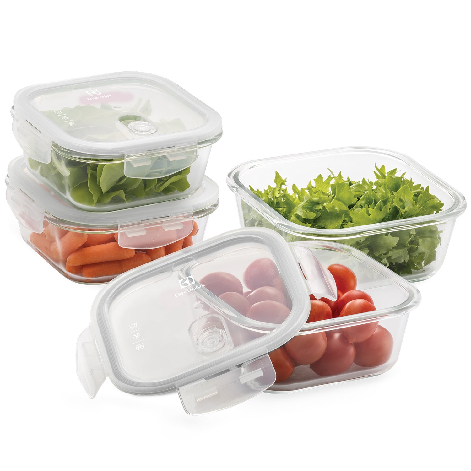 4x glass food containers - EACONG4P | Electrolux Malaysia