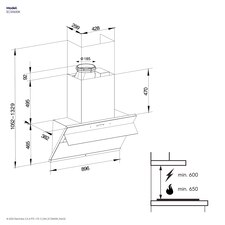 90cm slope cooker hood - ECS9610K | Electrolux Malaysia