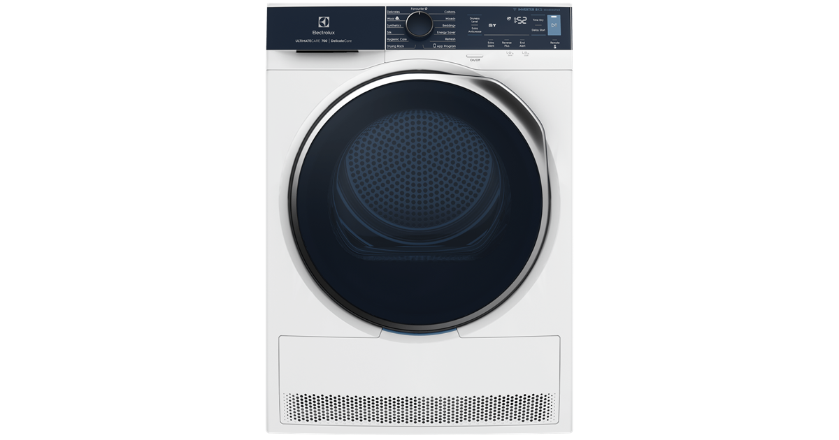 8kg UltimateCare 700 heat pump dryer - EDH803Q7WB | Electrolux Malaysia