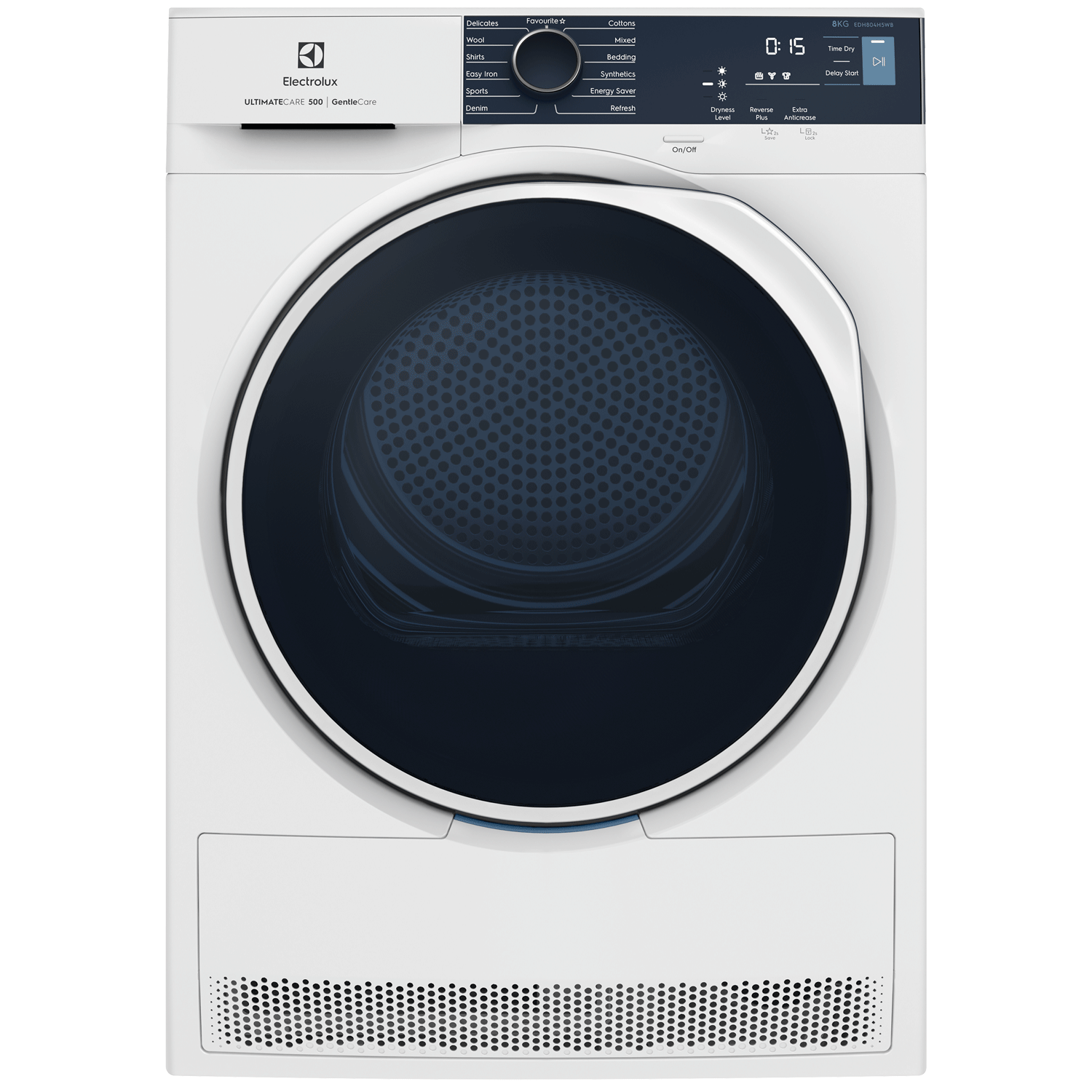 8kg UltimateCare 500 heat pump dryer - EDH804H5WB | Electrolux Malaysia