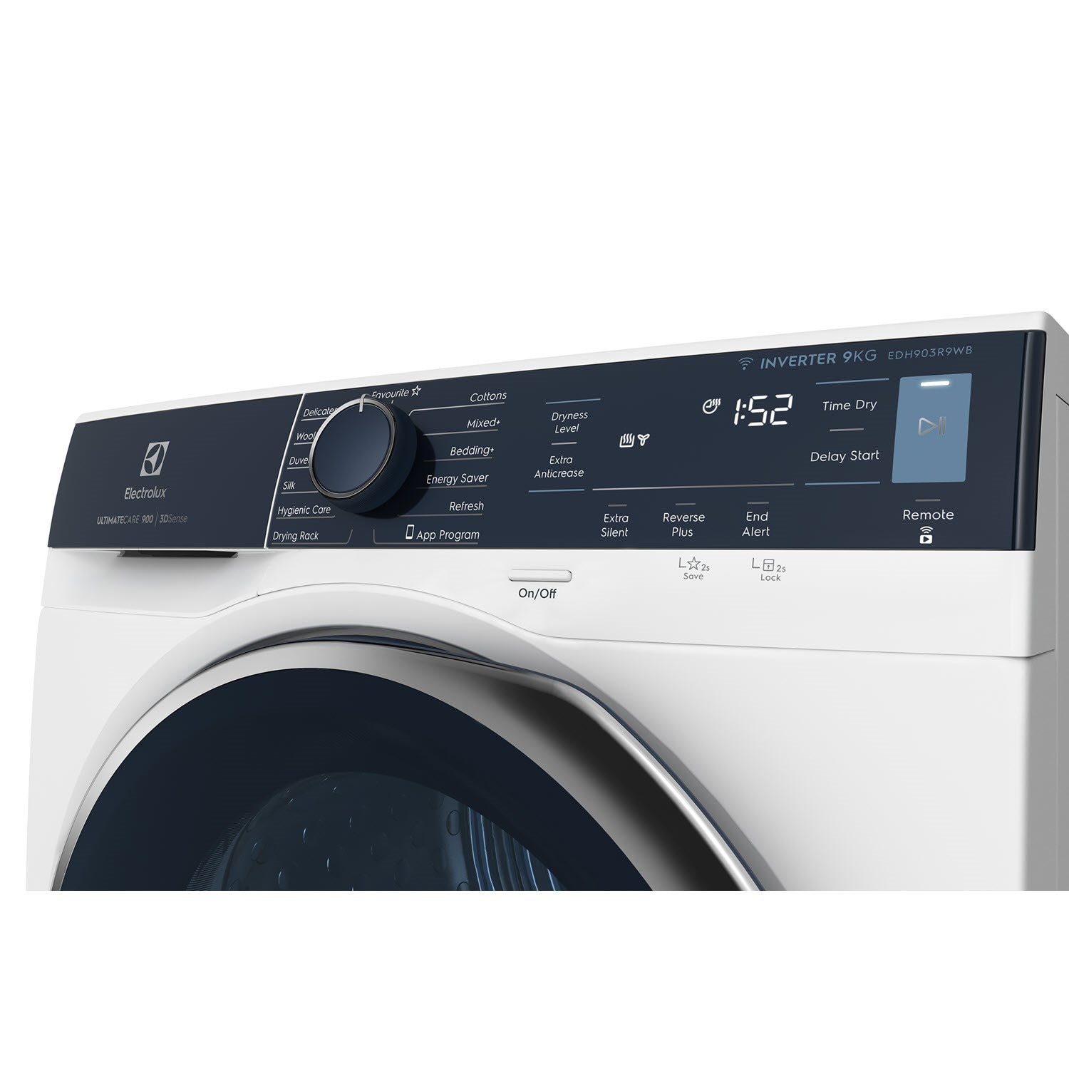 9kg UltimateCare 900 heat pump dryer - EDH903R9WB | Electrolux Malaysia