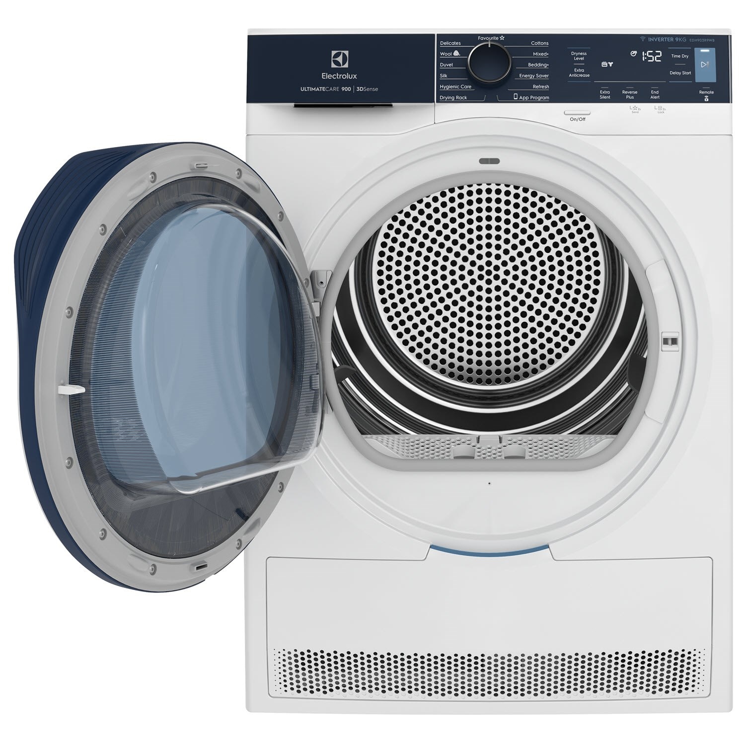 9kg UltimateCare 900 heat pump dryer - EDH903R9WB | Electrolux Malaysia