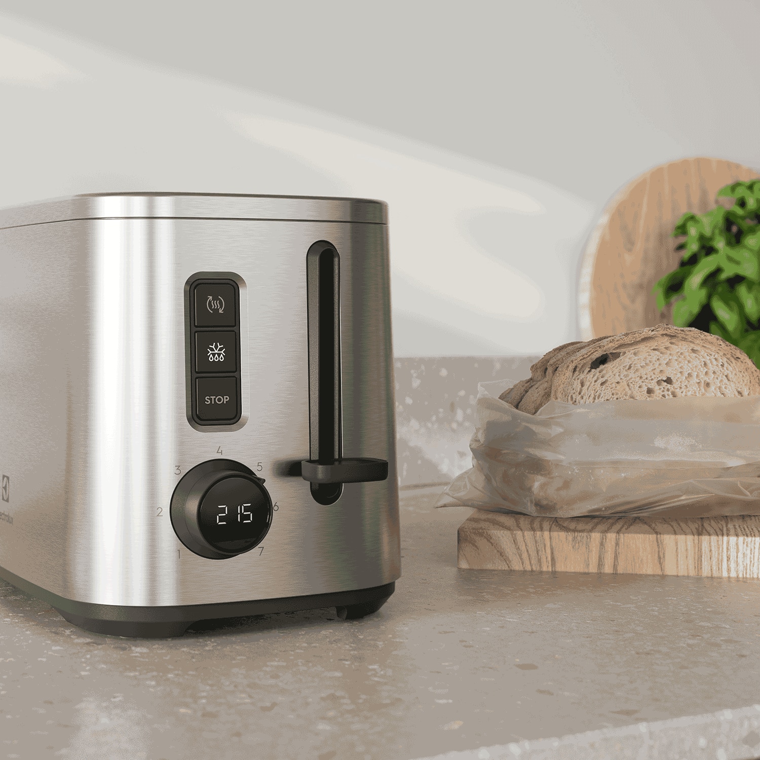 2 slice bread toaster - E5TS1-50ST | Electrolux Malaysia