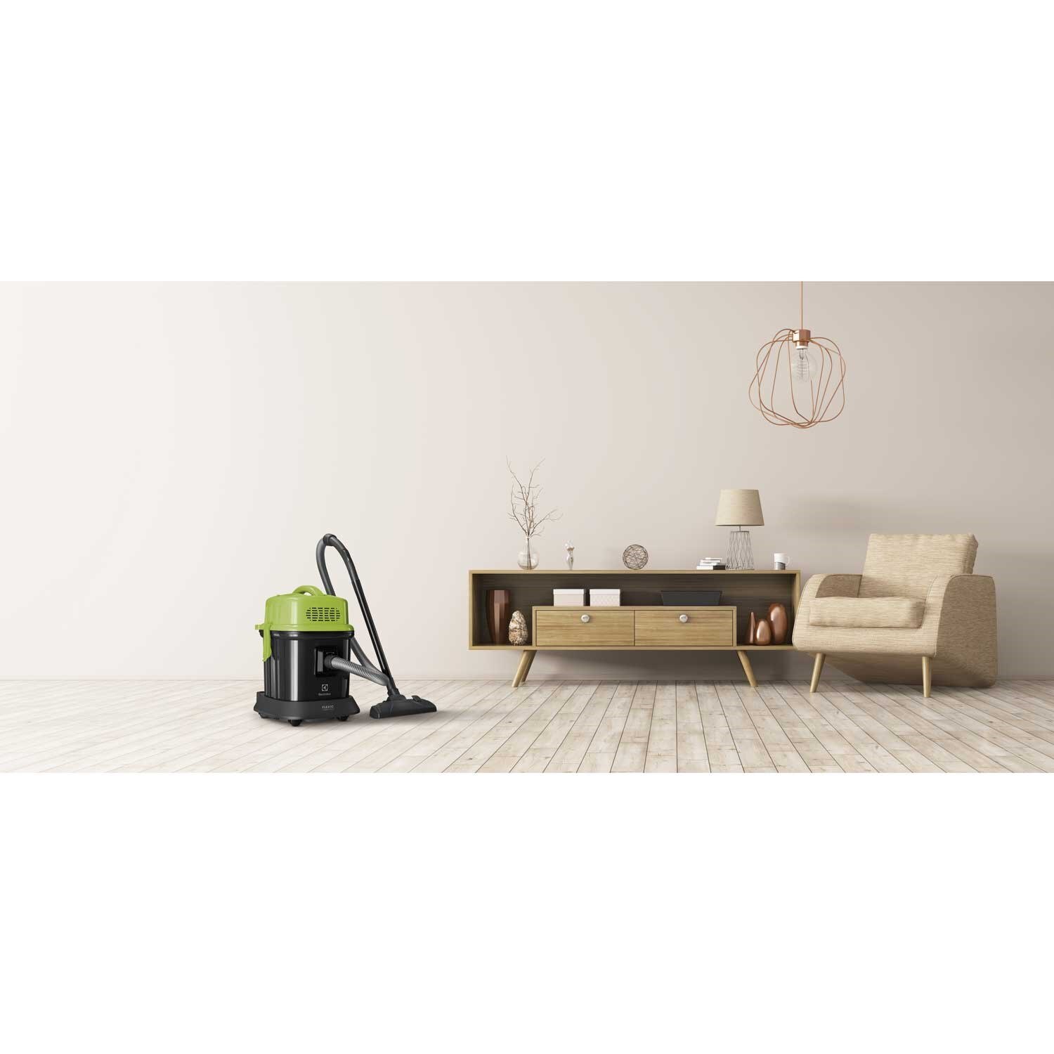 3-in-1 powerful clean in one go Wet & Dry Vacuum Cleaner - Lime Green