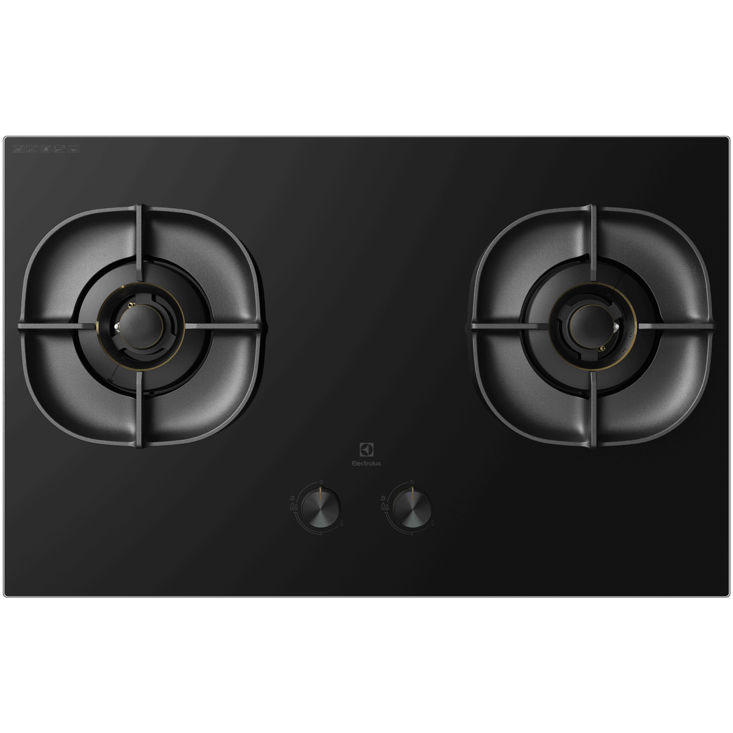 80cm gas stove with 2 cooking zones - EHG8250BC | Electrolux Malaysia