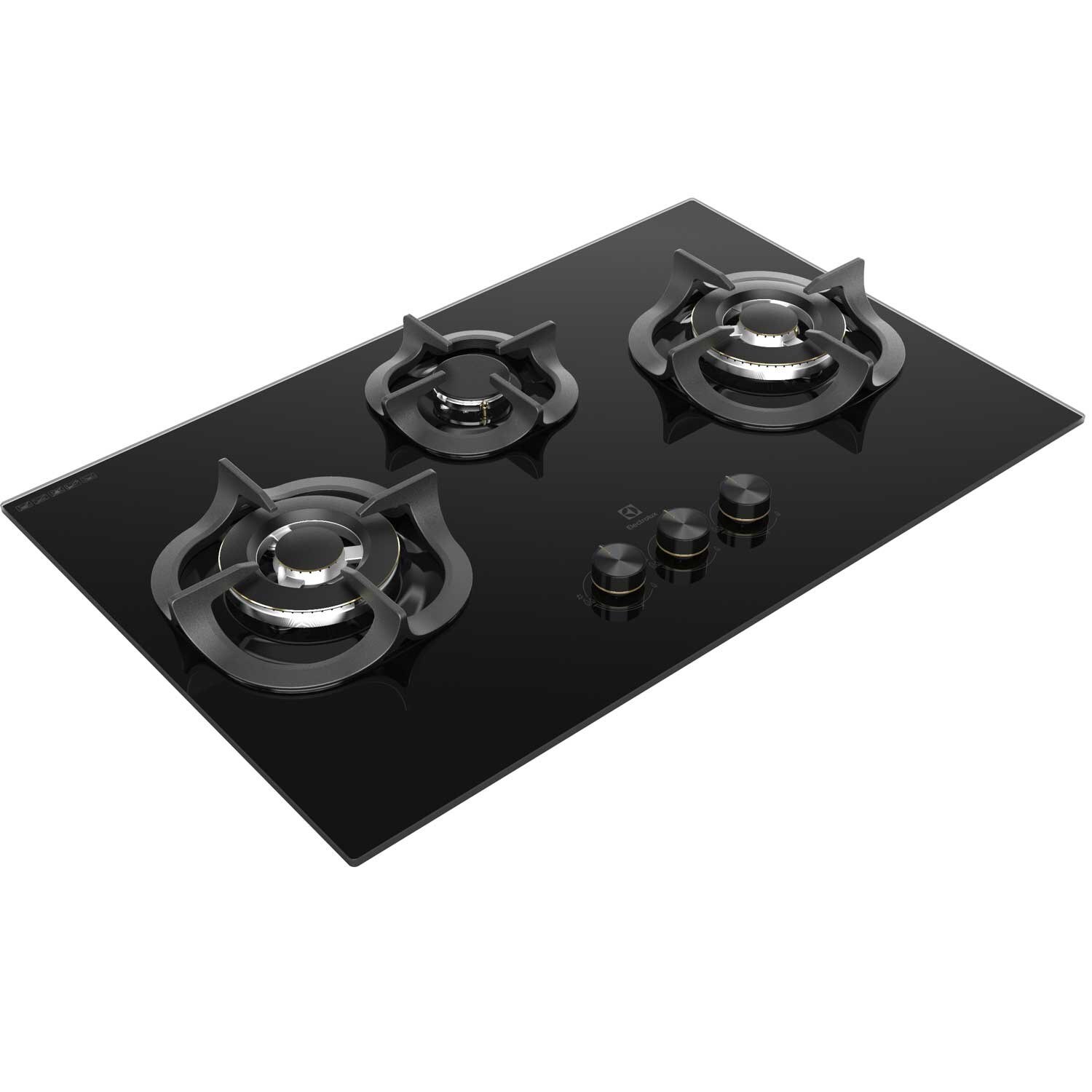 80cm gas stove with 3 cooking zones - EHG8321BC | Electrolux Malaysia