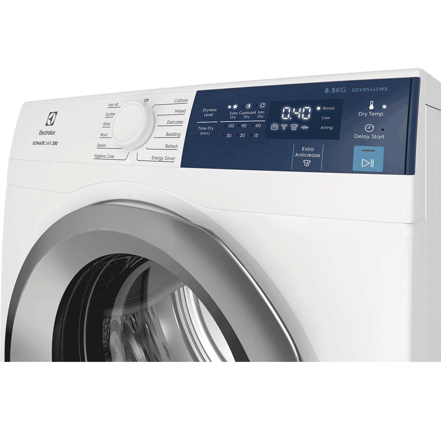 8.5kg venting clothes dryer - EDV854J3WB | Electrolux Malaysia